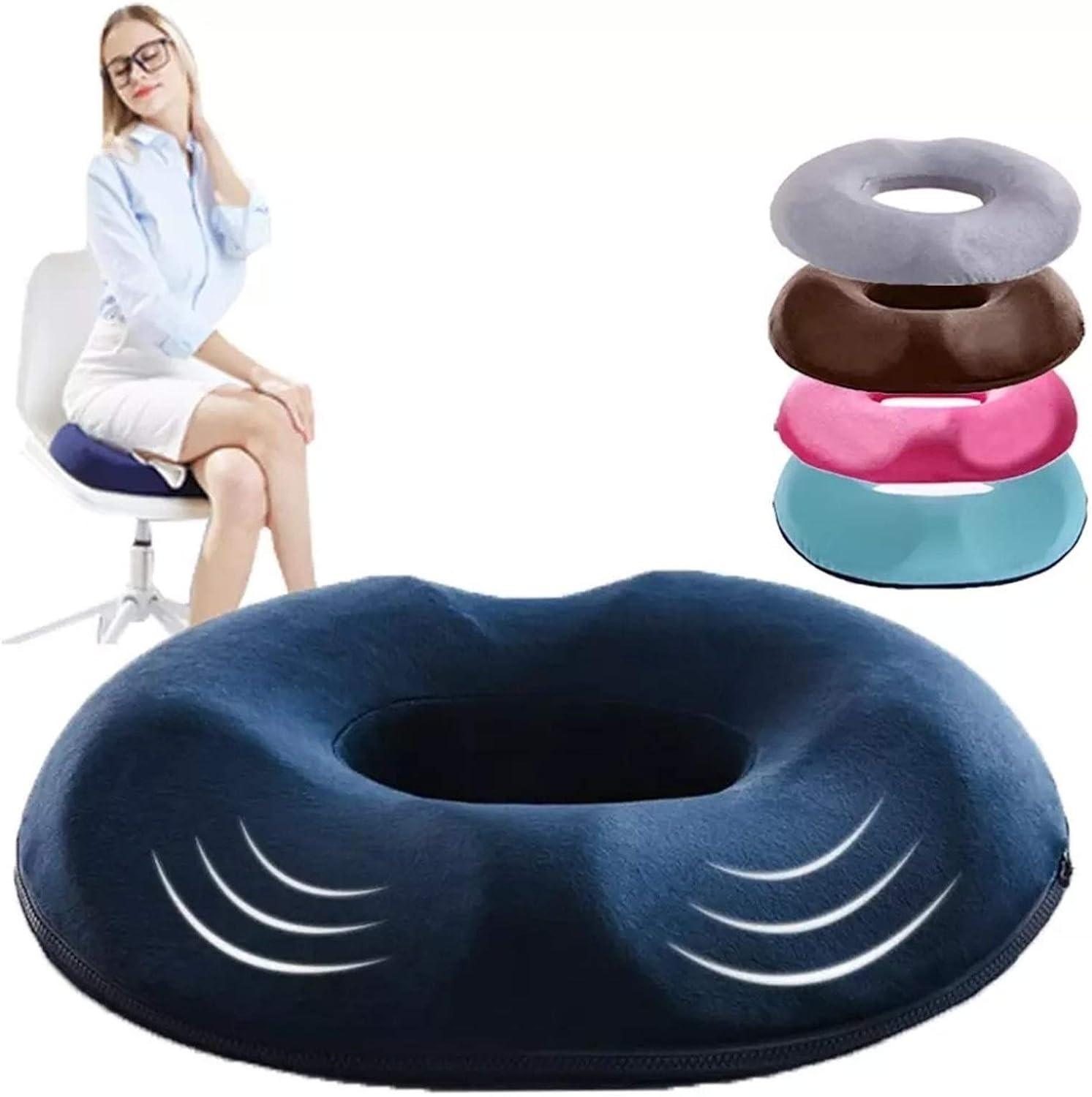 Oreiller en forme de beignet pour hémorroïdes – Confort Orthopédique